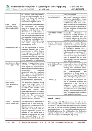 A Schematic Review on Environment Friendly Soil Stabilization Materials ...