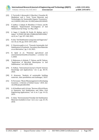 A Schematic Review on Environment Friendly Soil Stabilization Materials ...