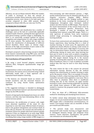 A Review on Multiclass Brain Tumor Detection using Convolutional Neural ...