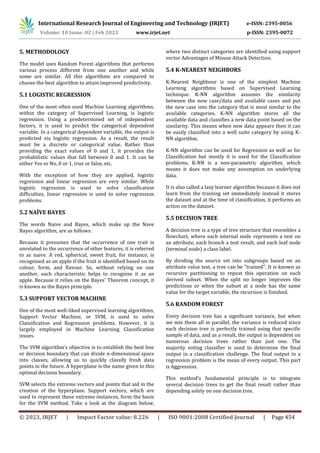 Risk Of Heart Disease Prediction Using Machine Learning | PDF