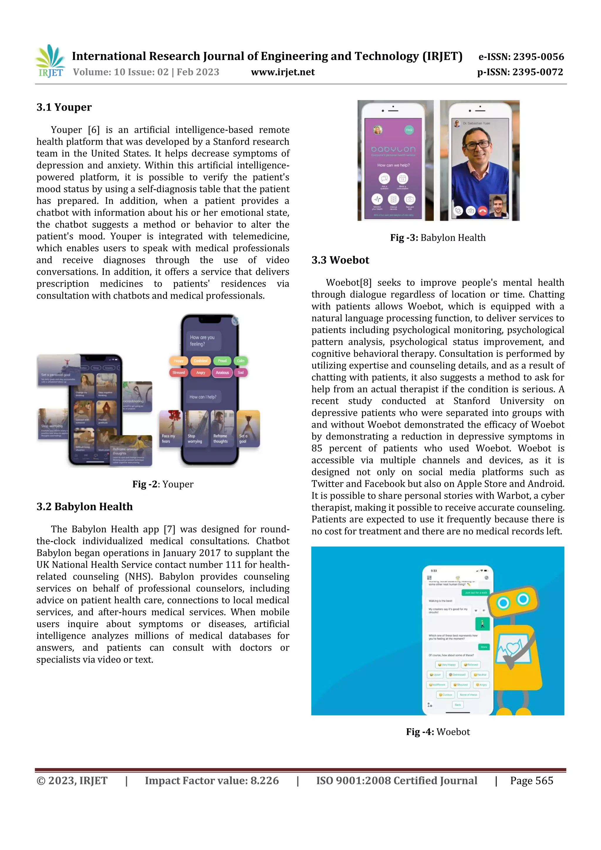 AI-based Healthcare Chatbot | PDF