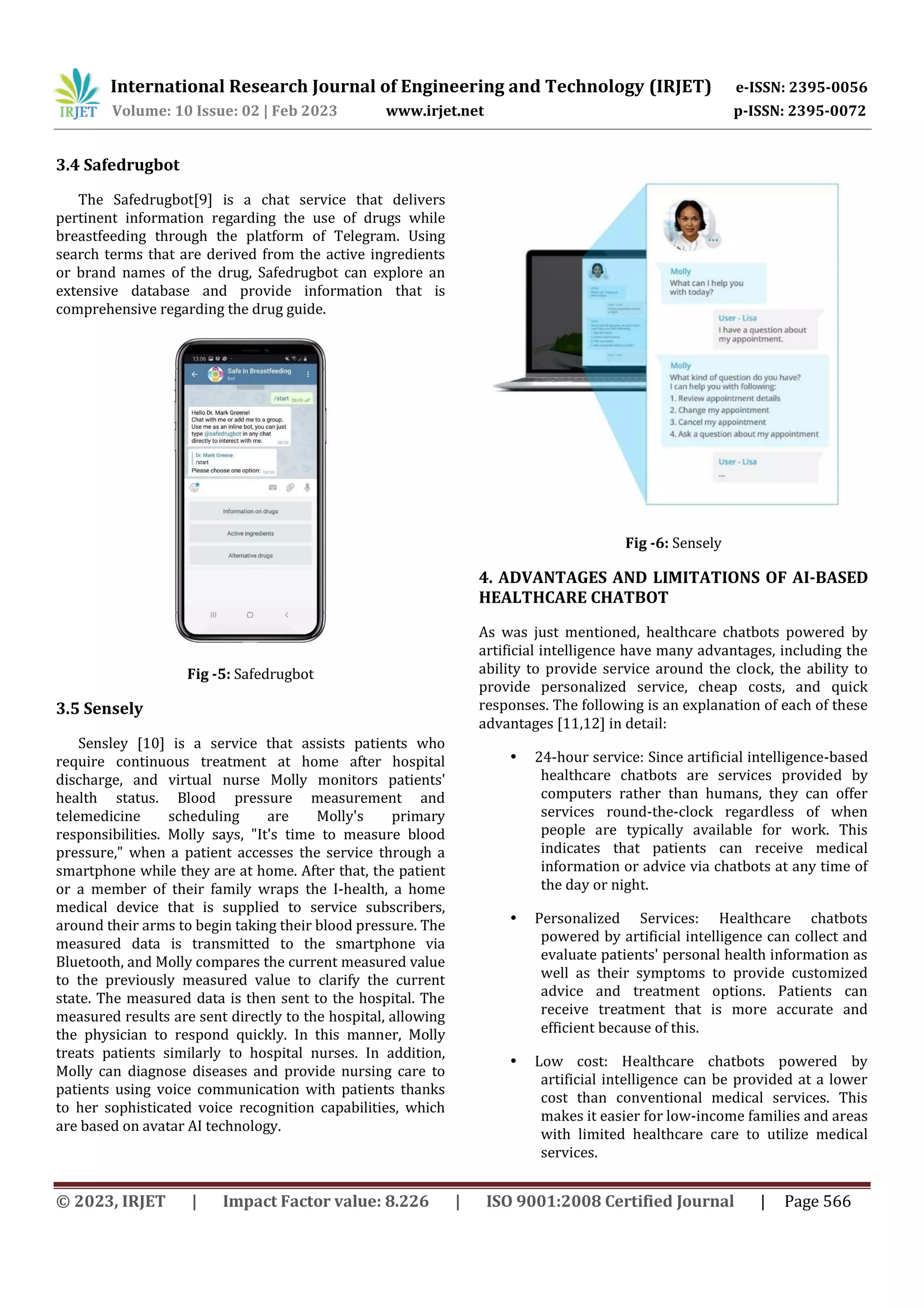 AI-based Healthcare Chatbot | PDF