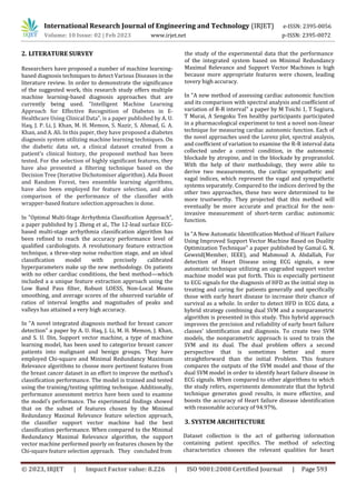 Heart Failure Prediction using Different MachineLearning Techniques | PDF