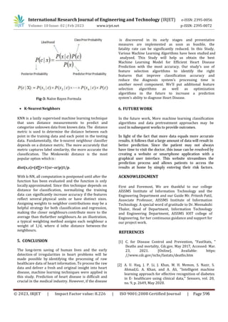Heart Failure Prediction using Different MachineLearning Techniques | PDF