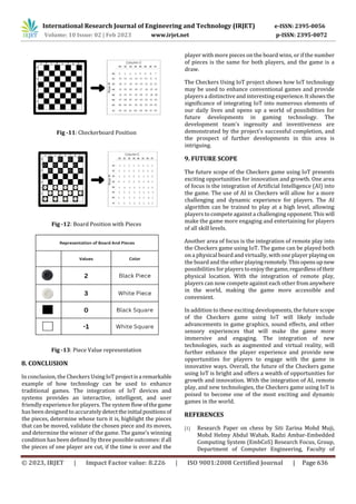 Checkers Using IoT | PDF