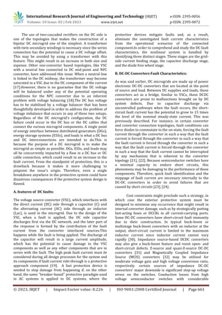 A COMPREHENSIVE REVIEW OF DC MICROGRID PROTECTION TECHNIQUES | PDF