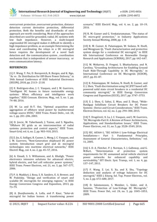 A COMPREHENSIVE REVIEW OF DC MICROGRID PROTECTION TECHNIQUES | PDF