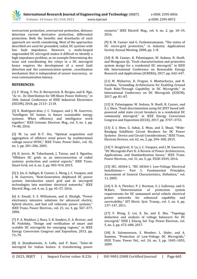 A Comprehensive Review Of Dc Microgrid Protection Techniques Pdf