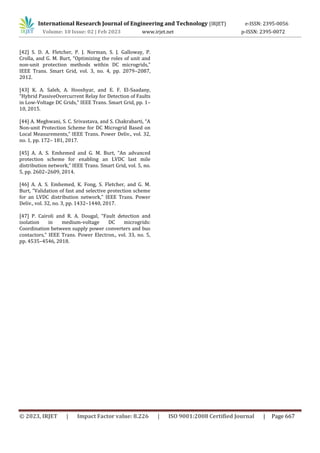 A COMPREHENSIVE REVIEW OF DC MICROGRID PROTECTION TECHNIQUES | PDF