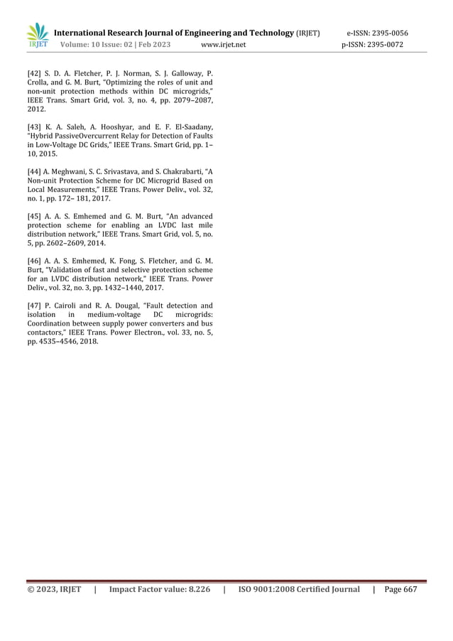 A COMPREHENSIVE REVIEW OF DC MICROGRID PROTECTION TECHNIQUES | PDF