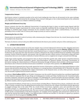 “A STUDY ON THE GROWTH OF DERIVATIVES MARKET IN INDIA” | PDF