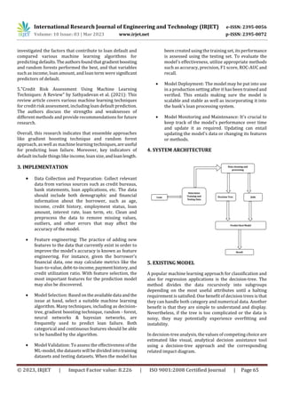 Loan Default Prediction Using Machine Learning Techniques | PDF