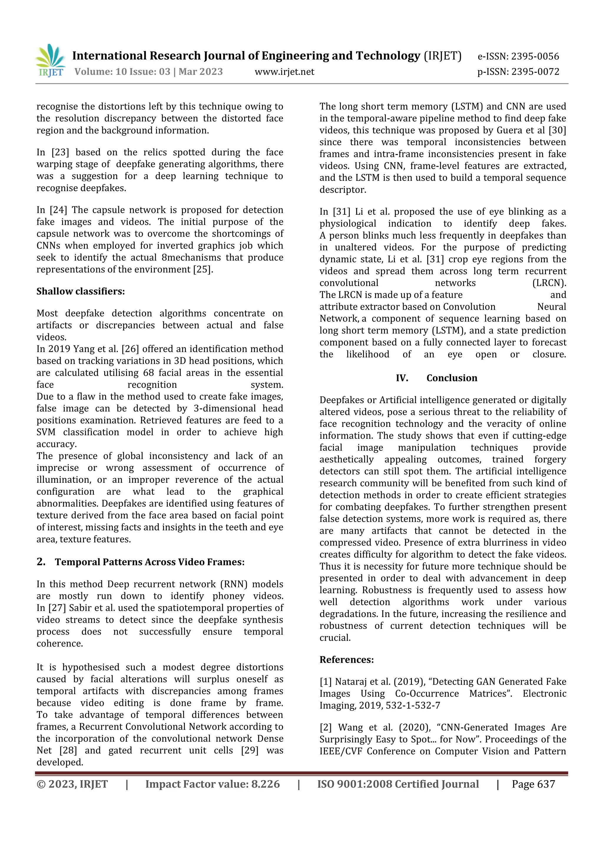 Fake Video Creation and Detection: A Review | PDF