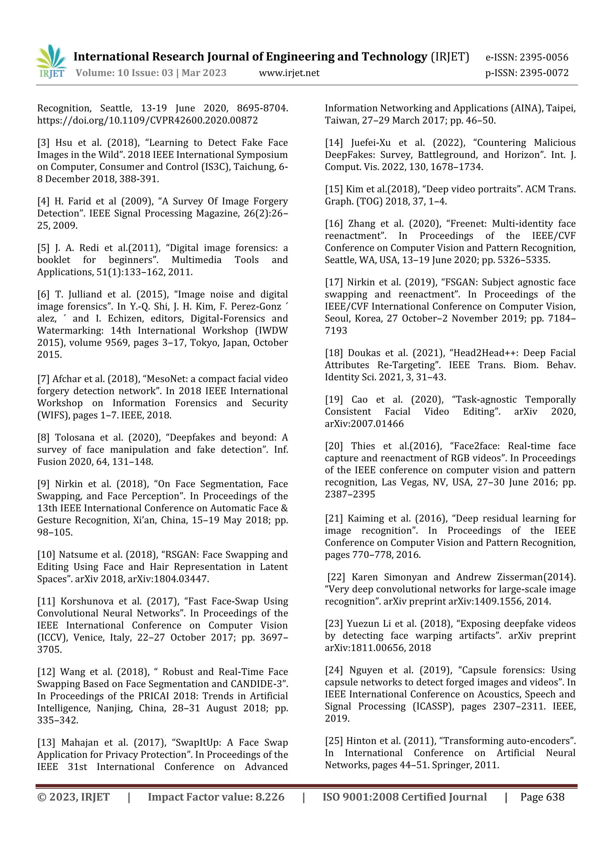 Fake Video Creation and Detection: A Review | PDF