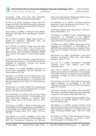 Fake Video Creation and Detection: A Review | PDF