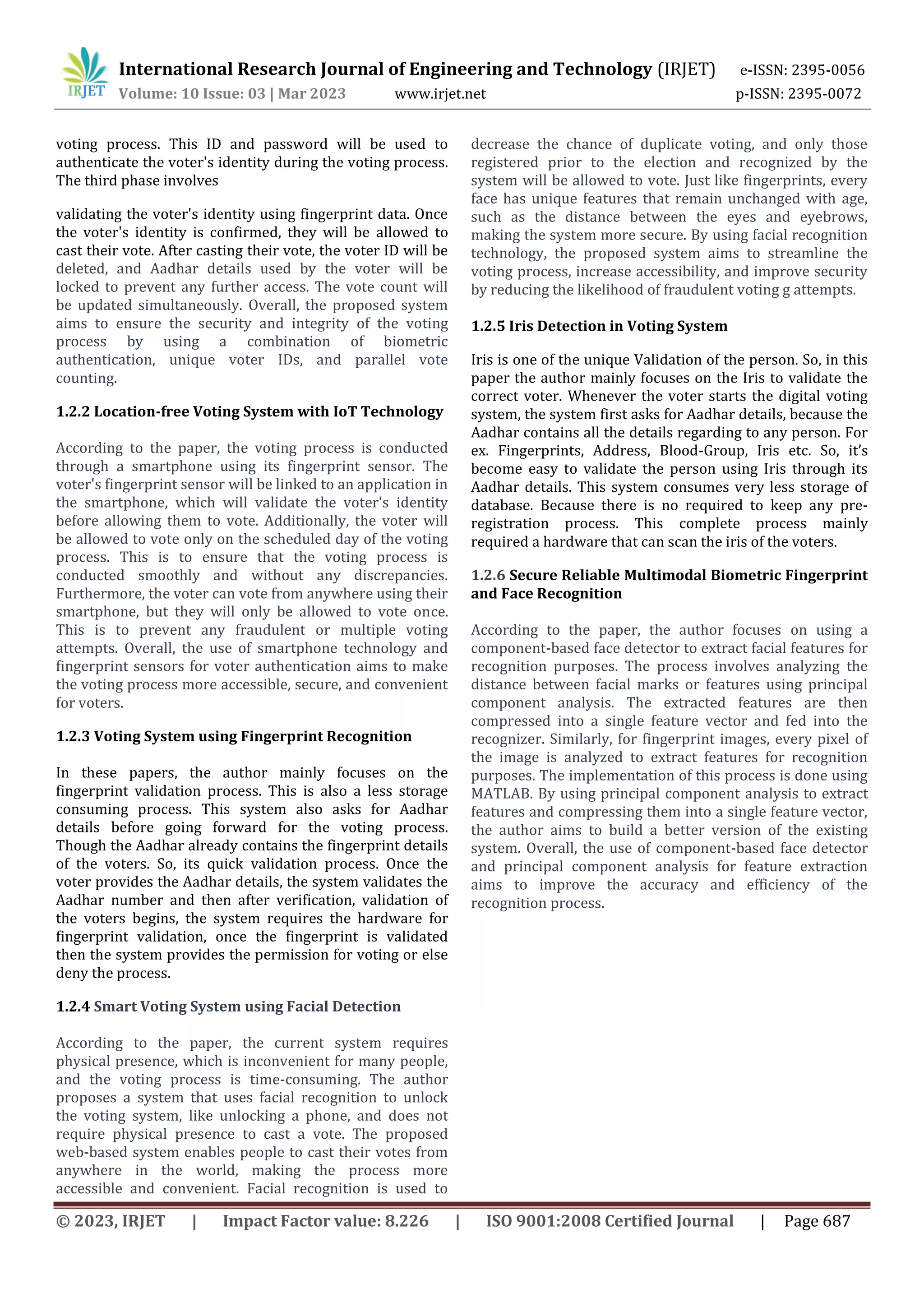 VIRTUAL VOTING SYSTEM USING FACE RECOGNITION AND OTP | PDF | Internet | Computing