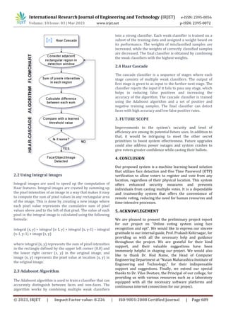 VIRTUAL VOTING SYSTEM USING FACE RECOGNITION AND OTP | PDF | Internet | Computing