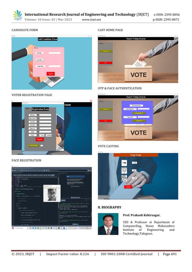 VIRTUAL VOTING SYSTEM USING FACE RECOGNITION AND OTP | PDF | Internet | Computing