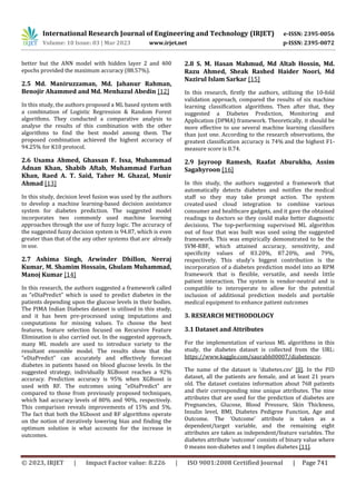 Diabetes Prediction Using ML | PDF