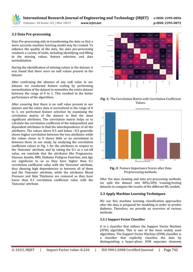 Diabetes Prediction Using ML | PDF