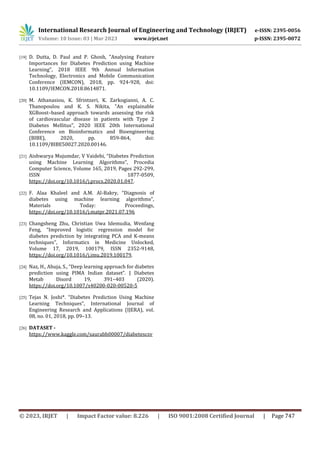 Diabetes Prediction Using ML | PDF