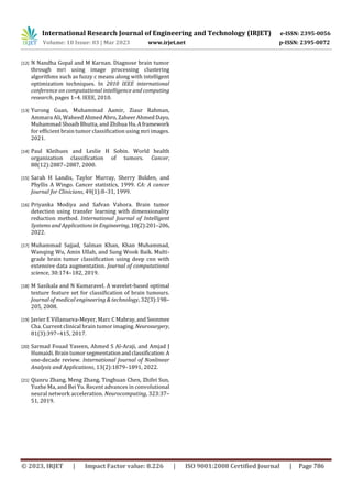 Deep Learning based Multi-class Brain Tumor Classification | PDF