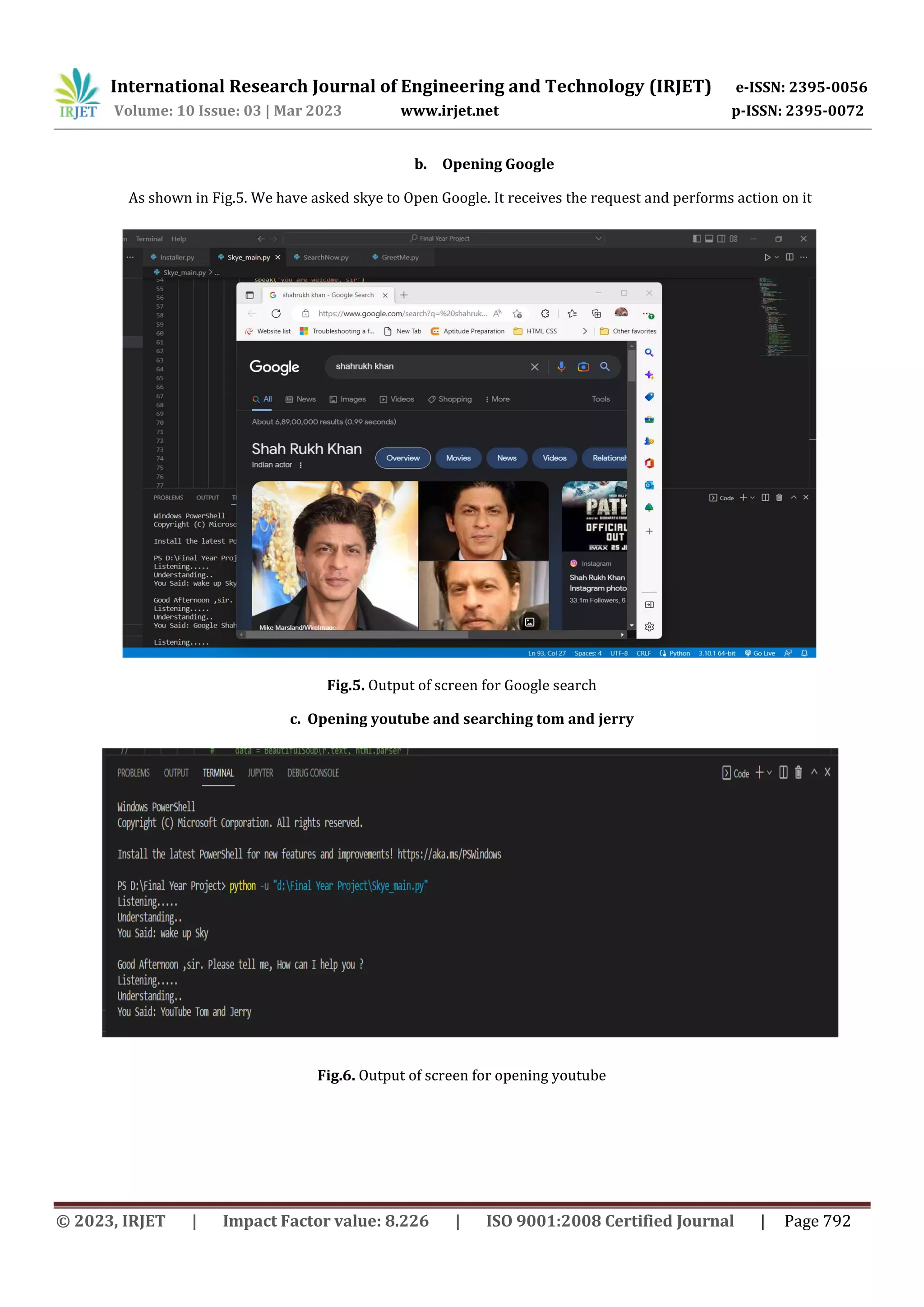 “SKYE : Voice Based AI Desktop Assistant” | PDF