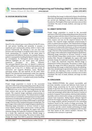 REAL FRUIT DEFECTIVE DETECTION BASED ON IMAGE PROCESSING TECHNIQUES USING OPENCV | PDF
