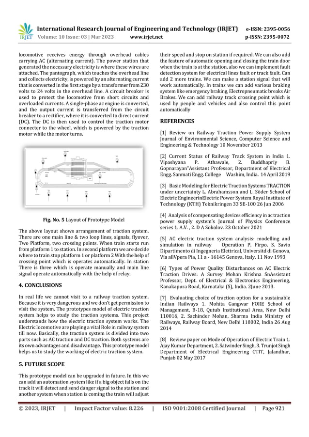 PROTOTYPE MODEL OF ELECTRICAL LOCOMOTIVE | PDF