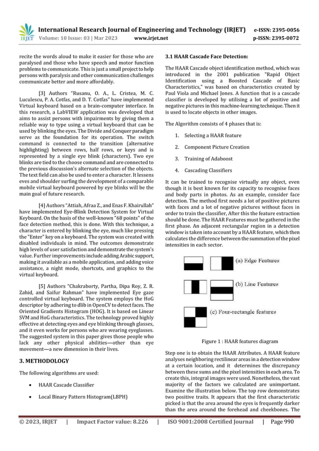 Remote User Authentication using blink mechanism - ‘Iblink’ with Machine Learning | PDF