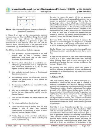Comprehensive Study of BB84, A Quantum Key Distribution Protocol | PDF