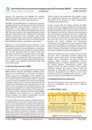 Comprehensive Study of BB84, A Quantum Key Distribution Protocol | PDF