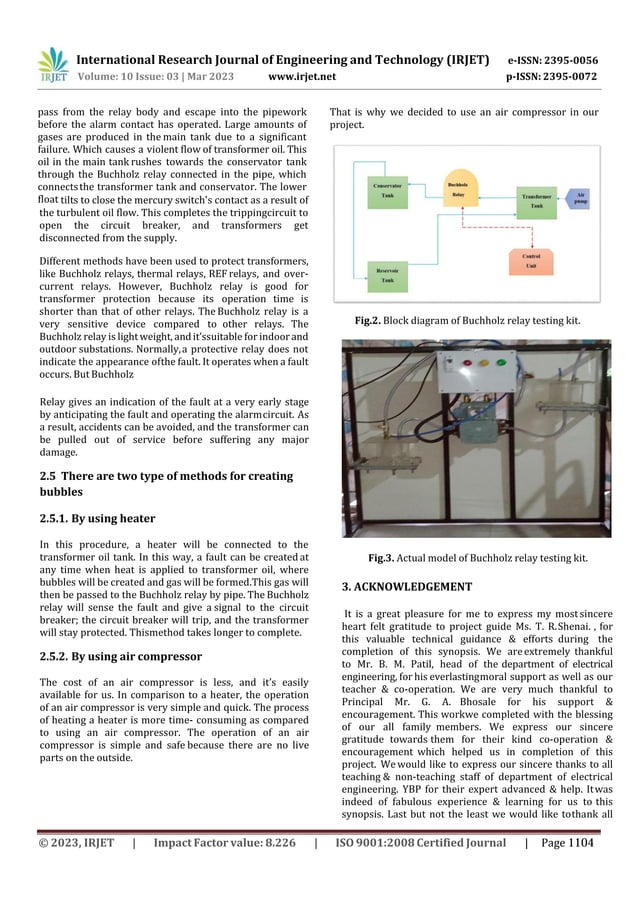 BUCHHOLZ RELAY TESTING KIT | PDF | Science