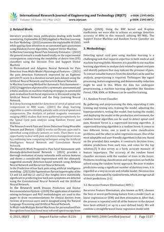 Spinesense: Advanced Pain Detection System for Spinal Cord | PDF