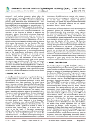 Comparative Study of Enchancement of Automated Student Attendance System Using Facial ...