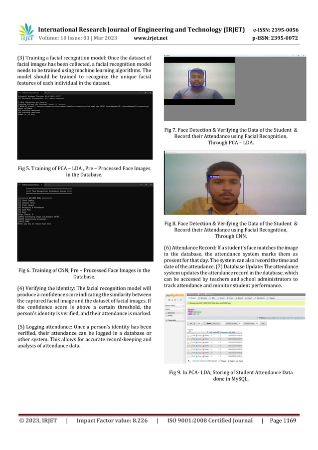 Comparative Study of Enchancement of Automated Student Attendance ...