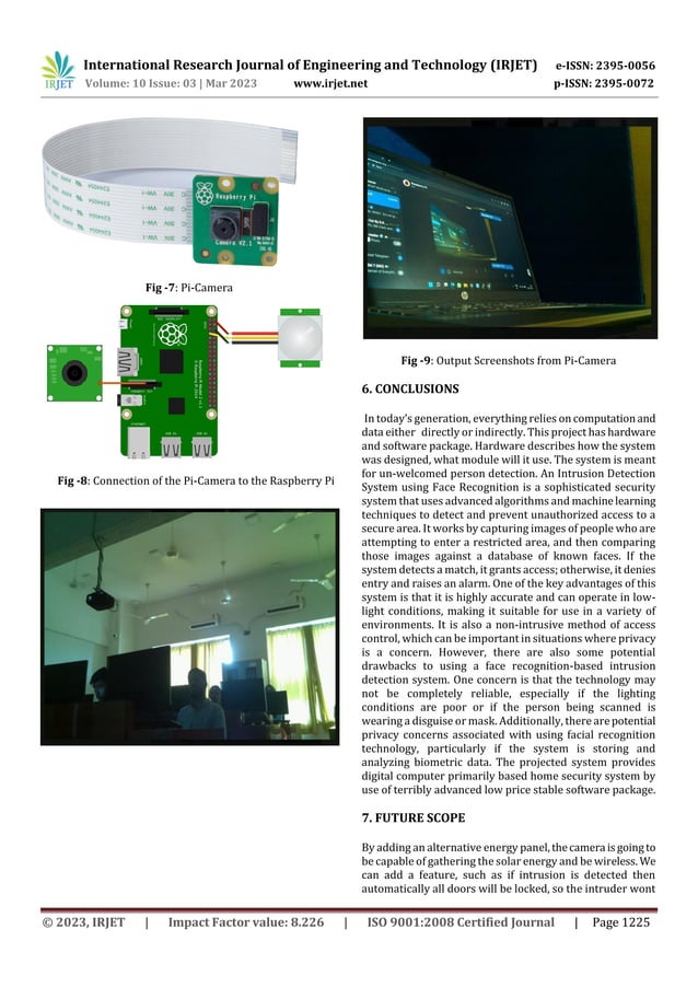 Intrusion Detection System Using Face Recognition | PDF