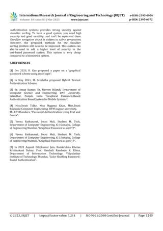 Graphical Password Authentication | PDF