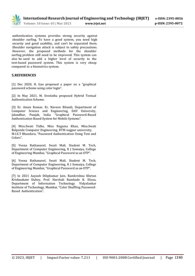 Graphical Password Authentication | PDF