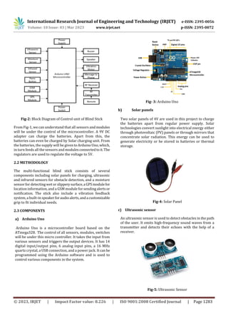 MULTI-FUNCTIONAL BLIND STICK BY USING SOLAR CHARGING SYSTEM | PDF