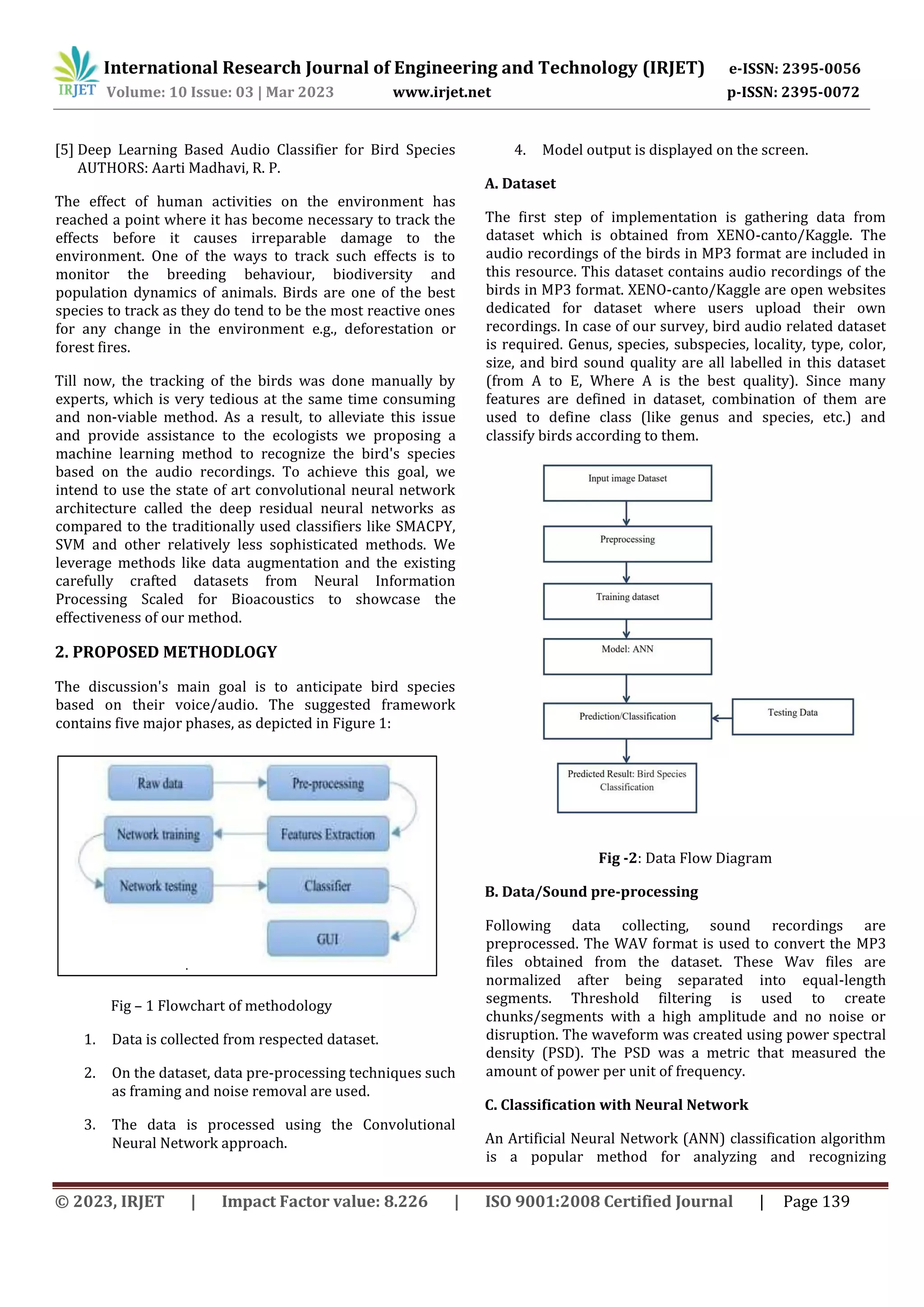Identification of Bird Species using Automation Tool | PDF | Digital Audio | Computer Software ...