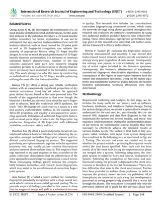 An in-depth review on Contactless Fingerprint Identification using Deep Learning | PDF ...