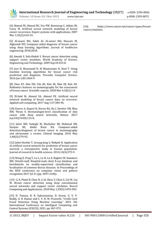 Breast Cancer Prediction using Machine Learning | PDF