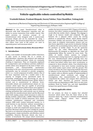 Vehicle-applicable robots controlled byMobile | PDF | Robotics | Technology & Computing