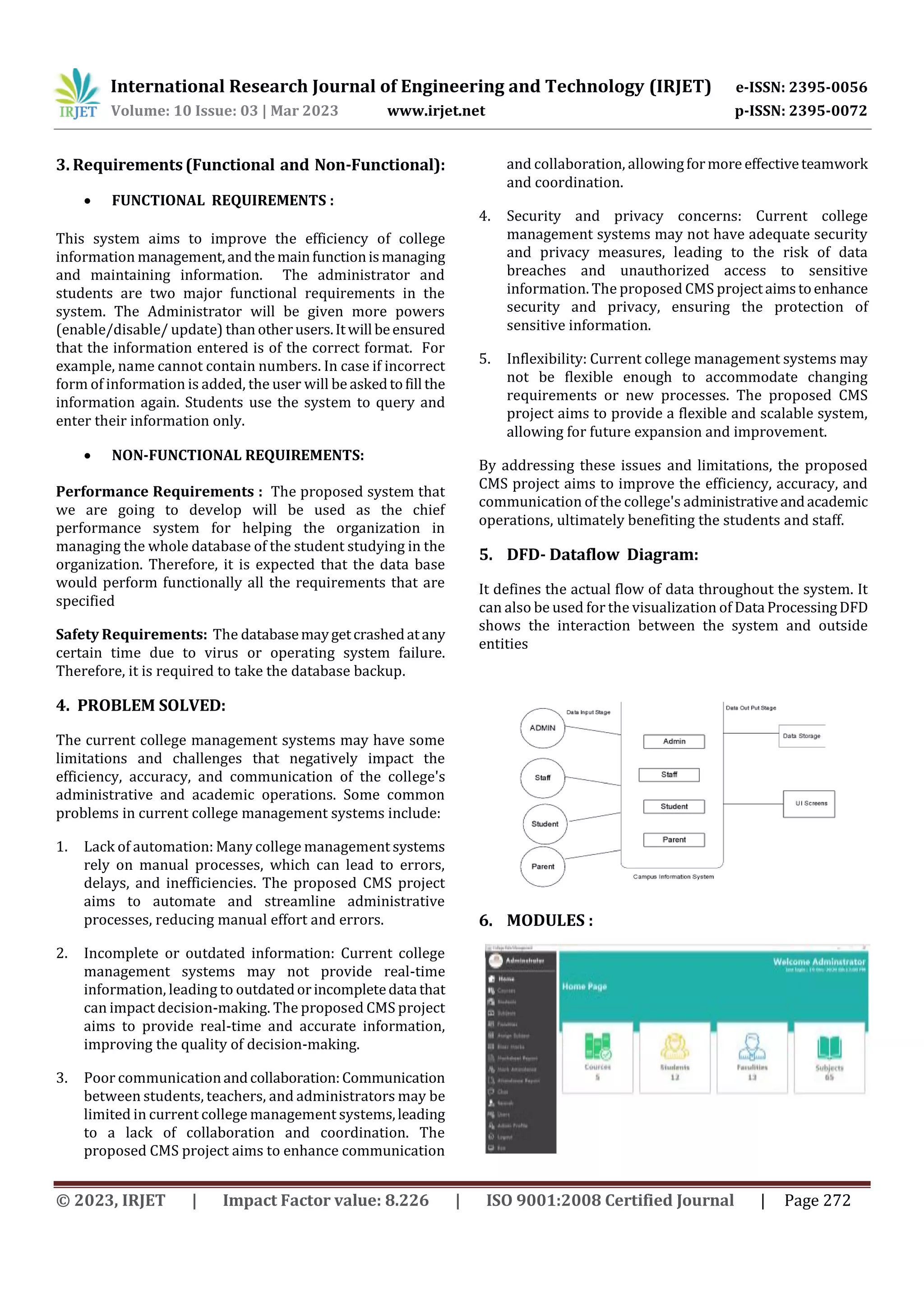 COLLAGE MANAGEMENT SYSTEM IN JAVA | PDF