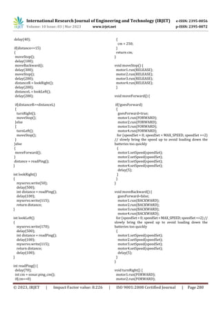 FABRICATION OF AUTOMATIC BRAKING SYSTEM USING ULTRASONIC SENSOR | PDF