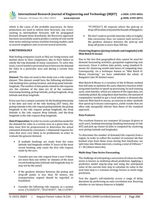 Rides Request Demand Forecast- OLA Bike | PDF
