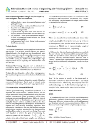 Rides Request Demand Forecast- OLA Bike | PDF