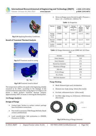 Static, Thermal and CFD Analysis of Bleeder in Steam Turbine Casing ...