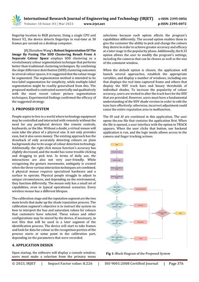 VIRTUAL MOUSE USING OPENCV | PDF